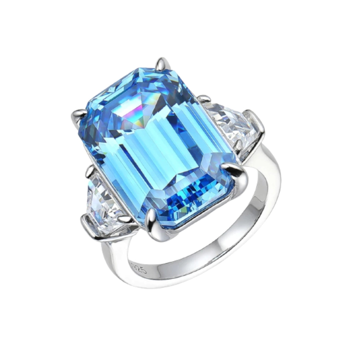 Princess Diana Divorce Ring, 16ct Aquamarine & Diamond Ring ...